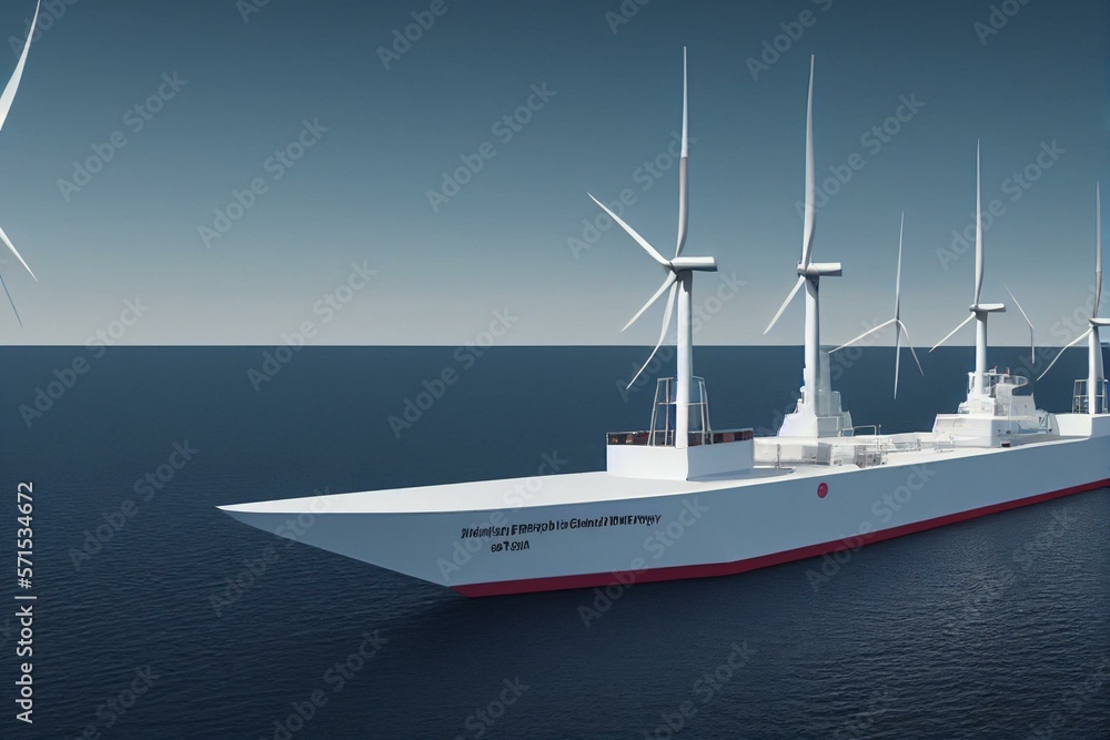 Service operational vessel with walk to work gangway deployed to ...