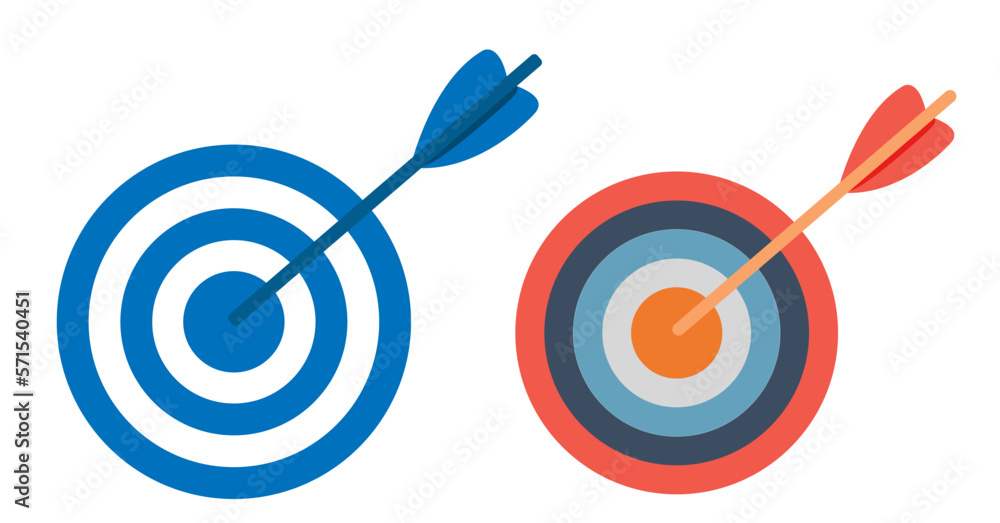 Target Icon set. Target bullseye line icon. Target board with arrows ... Target Icon set. Target bullseye line icon. Target board with arrows ...