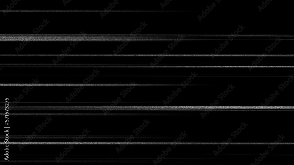 Vidéo Stock Tv Screen Noise Line Moving On Black Background ...