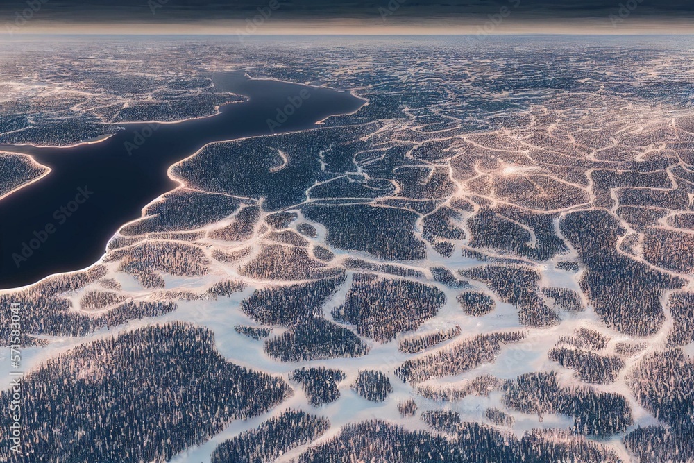 Sapmi, Lapland, political map. A cultural region in Northern and ...