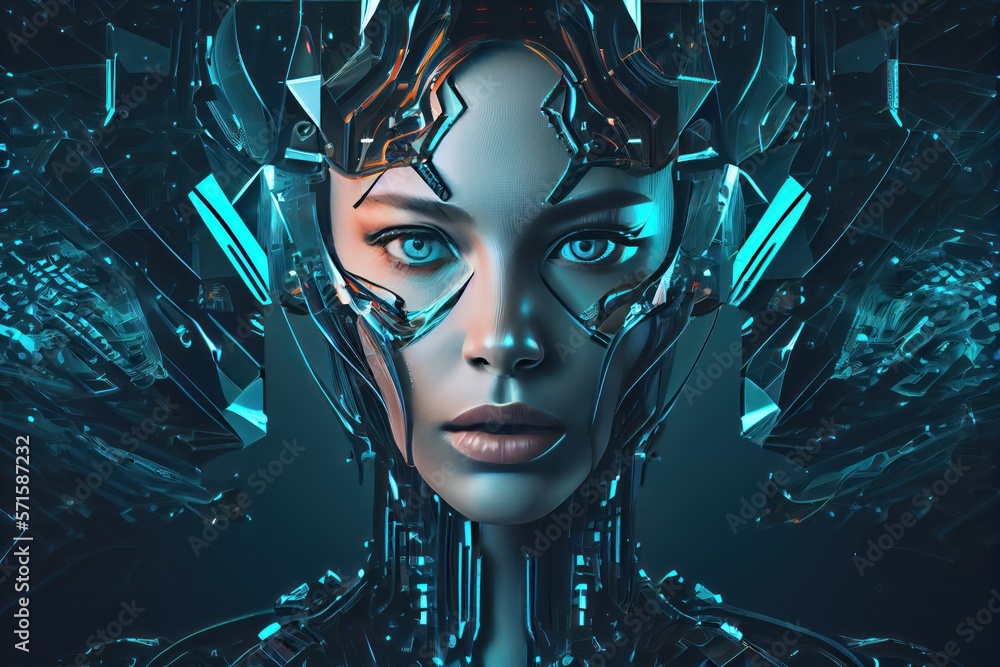 Female Android Concept Art