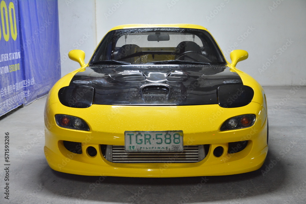 Mazda rx7 at tastefully built car meet in Paranaque, Philippines Stock ...