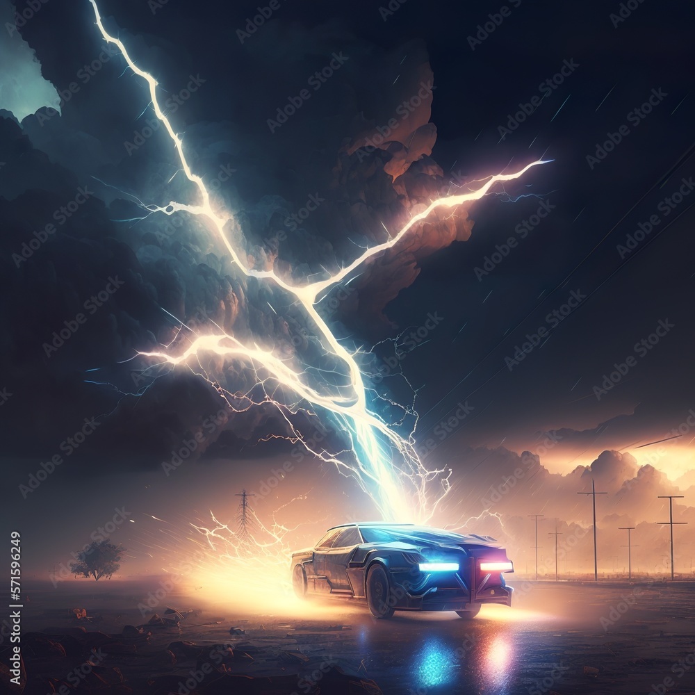 storm,lightning,thunder tornado in dark extreme weather disaster ...