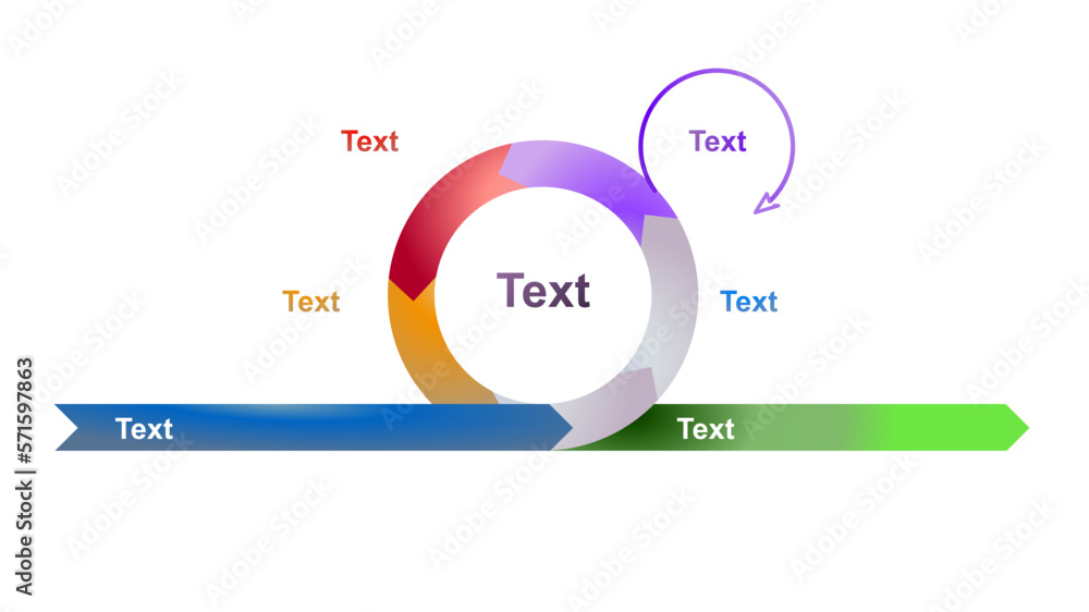 Virtuous agile sprint circle diagram, wheel of six-sixth methodology ...