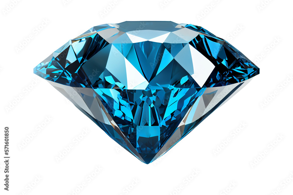 blue diamond isolated.transparent background Stock Illustration | Adobe ...