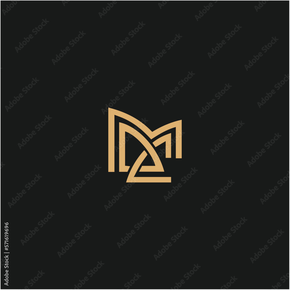 MDC Letter Logo With Creative Modern Template. Creative Abstract Letter ...