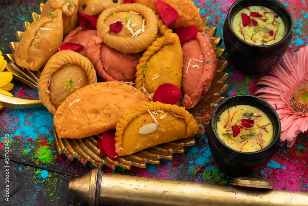 Indian Festival Of Colors Holi Is Celebrated With Colorful Gulal Abeer ...