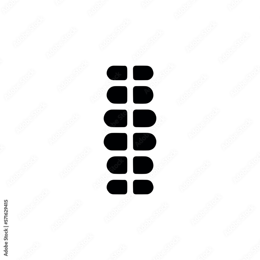 Spinal cord icon. Simple style spinal curvature poster background ... Spinal cord icon. Simple style spinal curvature poster background ...