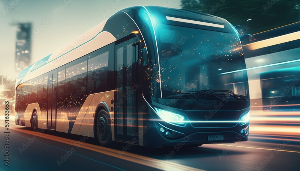 Future Urban Autonomous Public Transportation: AV City Bus Background ...