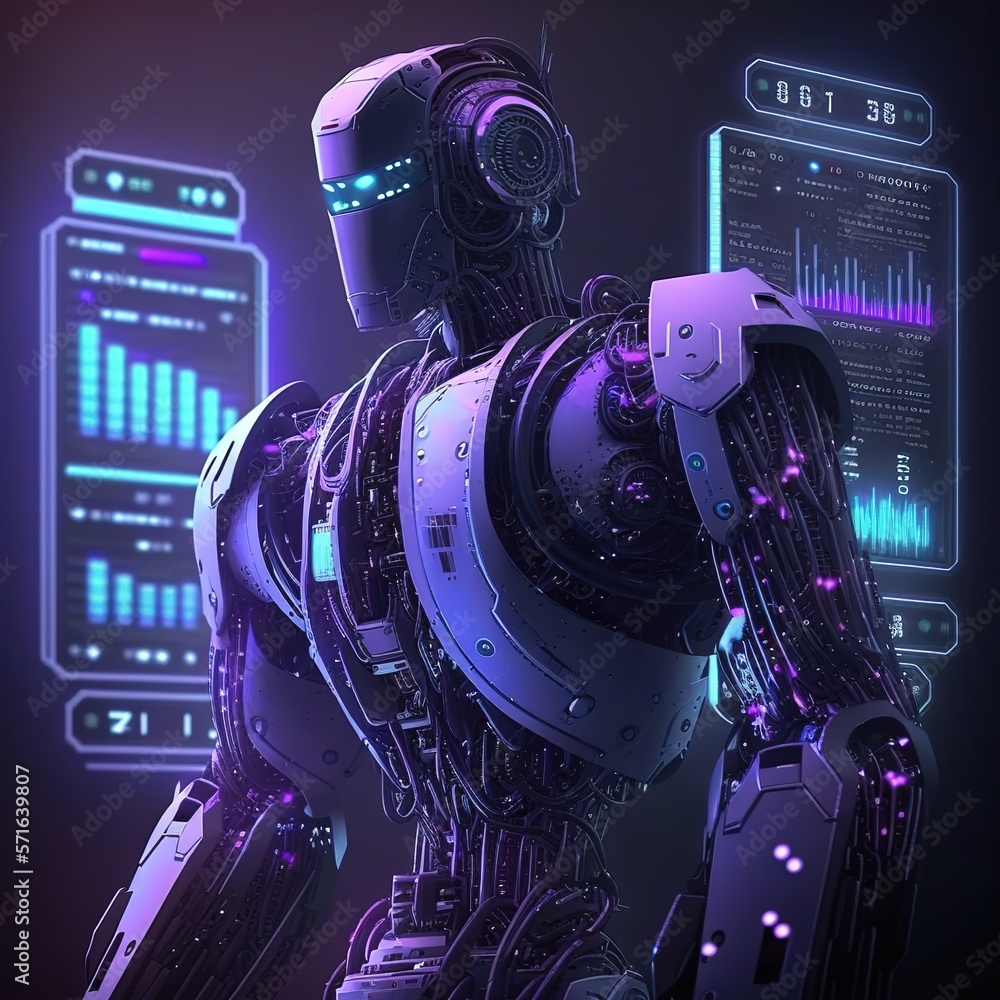 Metaverse of AI. Artificial intelligence data analysis technology and ...