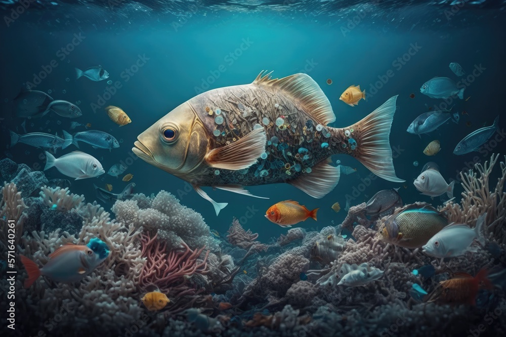Polluted Ocean Fish