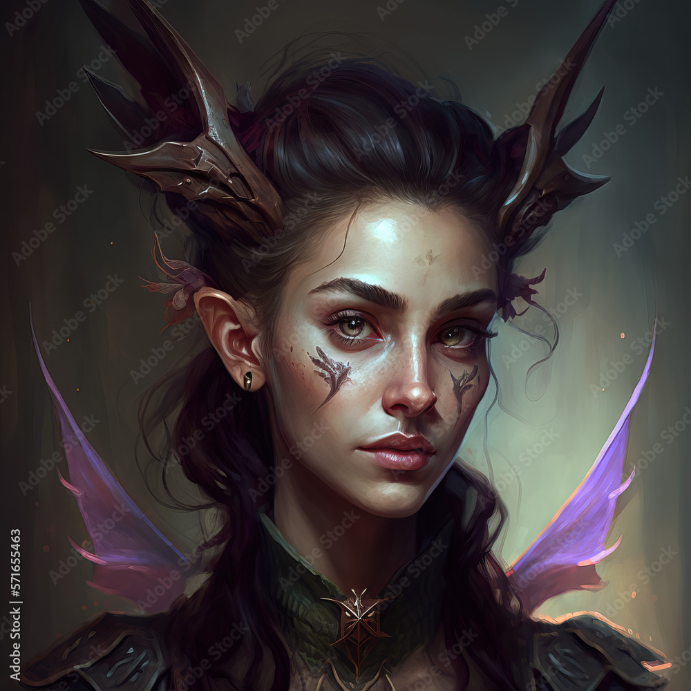 "Enrapturing Temptress: A Portrait of a Seductive Succubus in a DnD ...