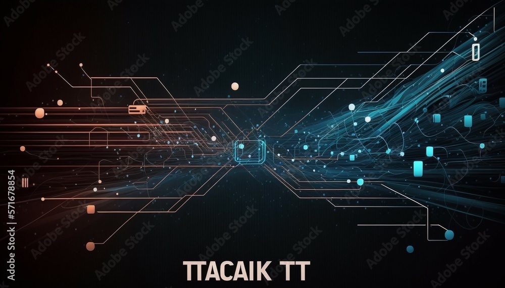 Ilustração do Stock: technology background Data flow concept. business ...