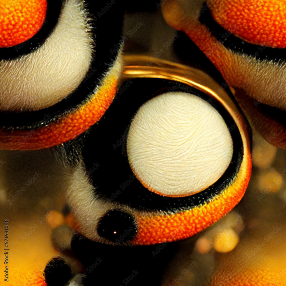 Kung Fu Panda Alien Light and Orange Gold. This unique creation ...