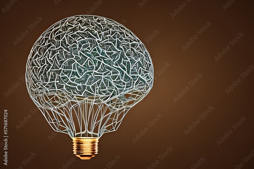 The human brain are full of ideas Stock Illustration | Adobe Stock