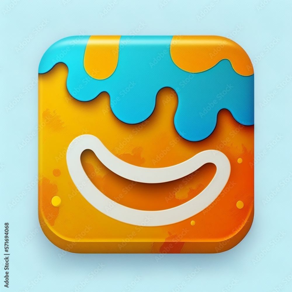 icon for happy apps. Social media interaction. Emotions. Simple filled ...