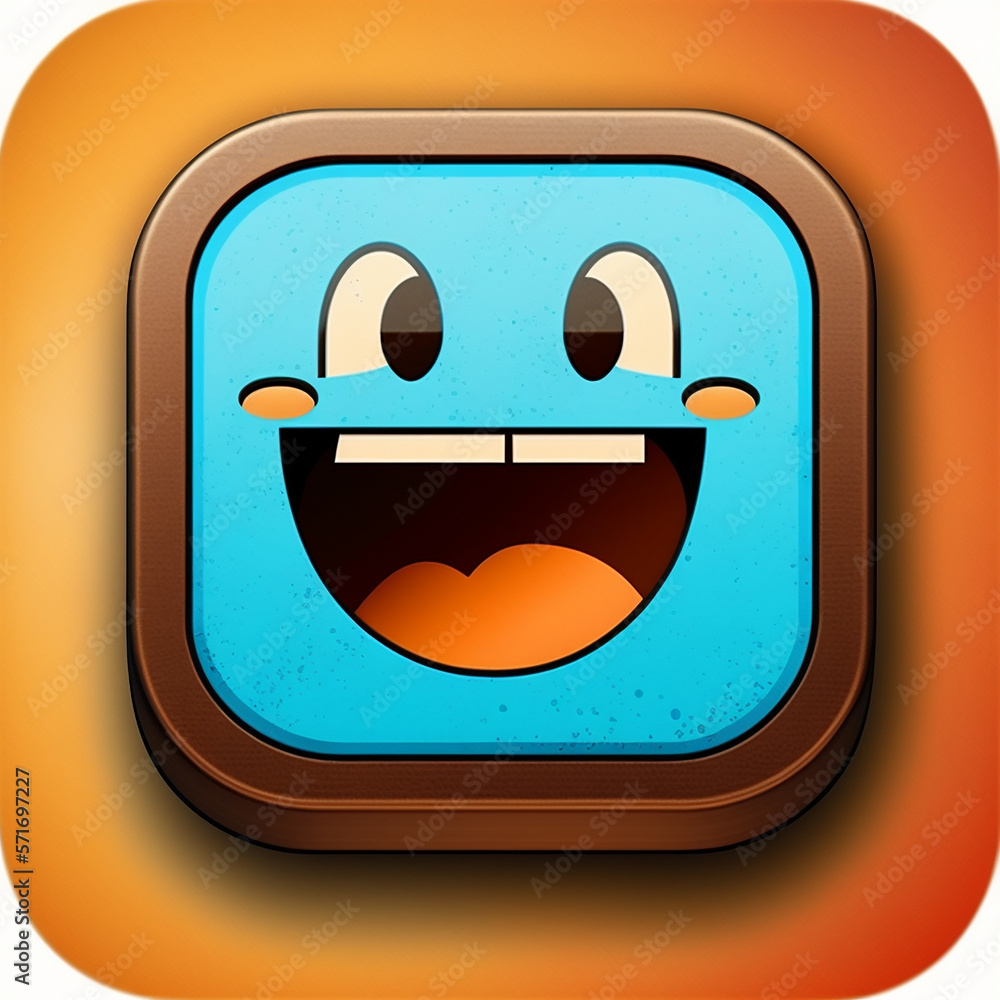 icon for happy apps. Social media interaction. Emotions. Simple filled ...