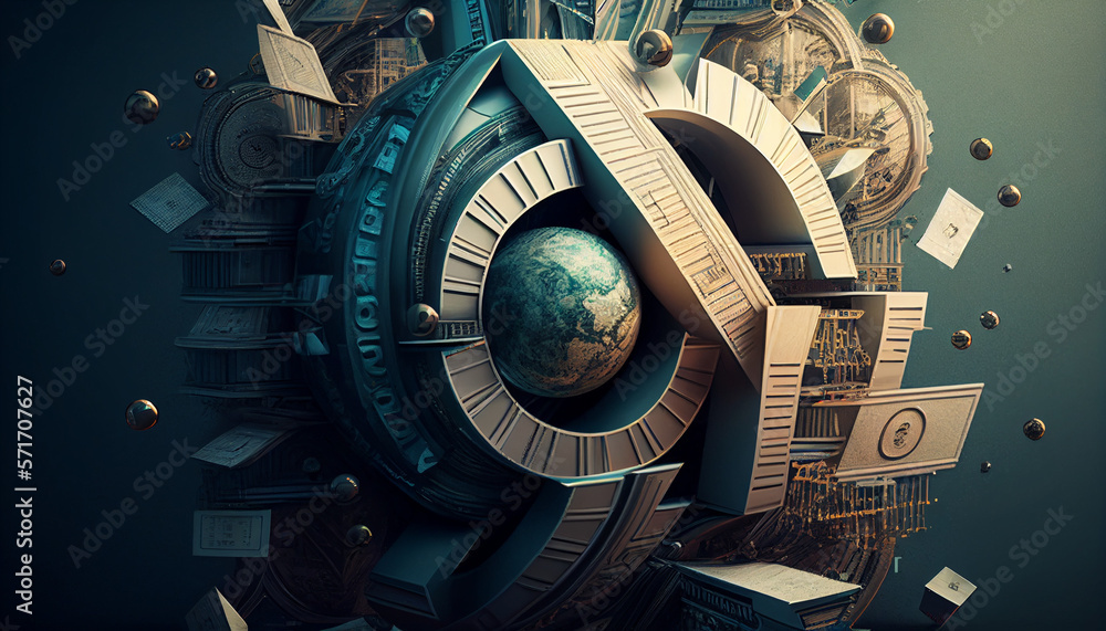 Discover the world of finance in a single image! This stunning visual ...