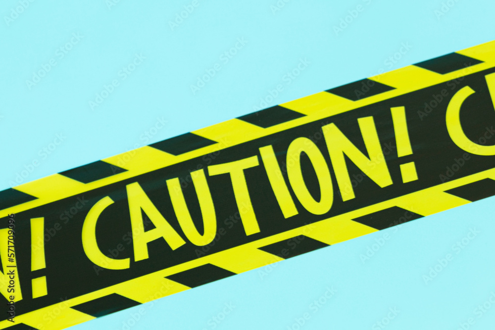 Yellow hazard warning sign. Danger warning attention symbol, caution ...