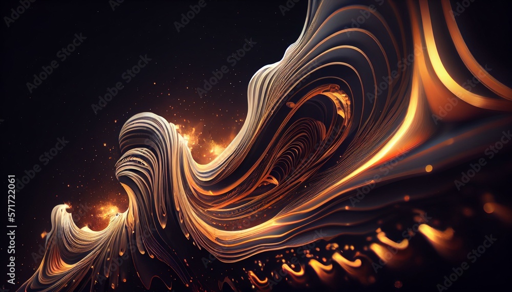 lines of space dust drifting deep in space, volumetric Light, VFX ...