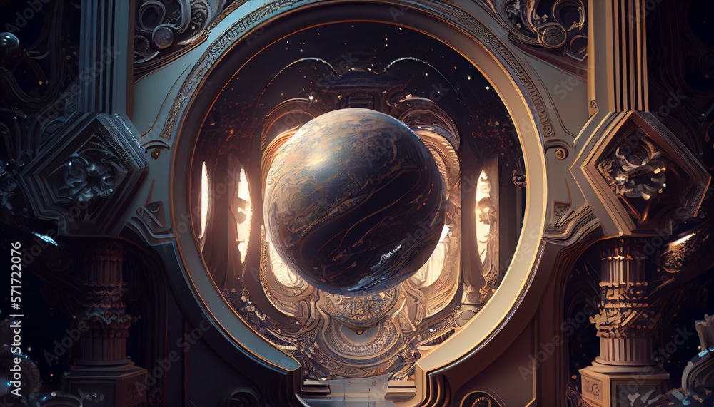 Creation of a new world deep in space, volumetric Light, VFX, insanely ...