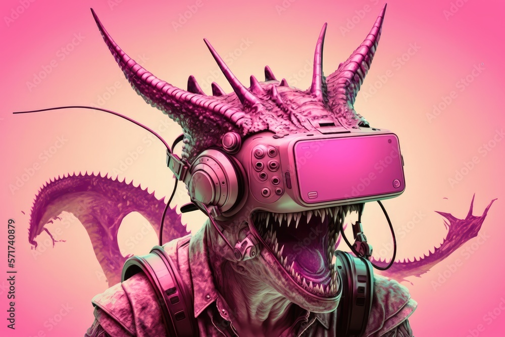 Exploring New Worlds with a Cartoon Monster and the Metaverse Through a ...