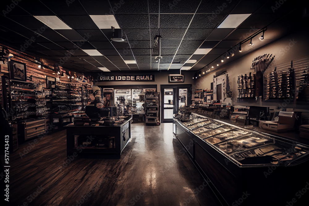 Gun Shop Interior