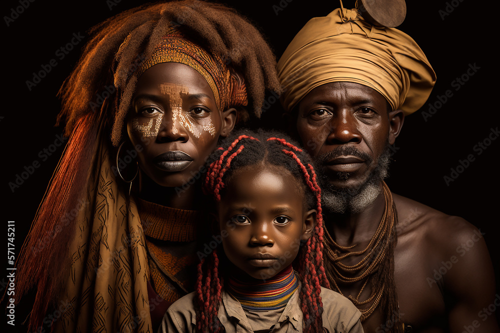 African Tribe Family