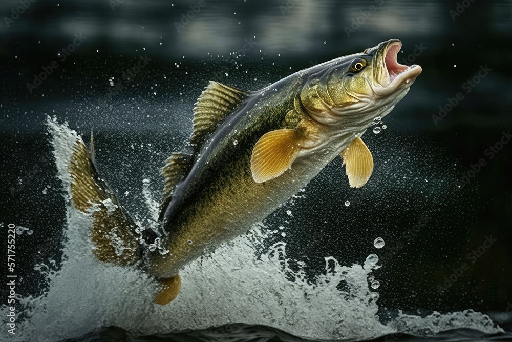 Walleye In Water
