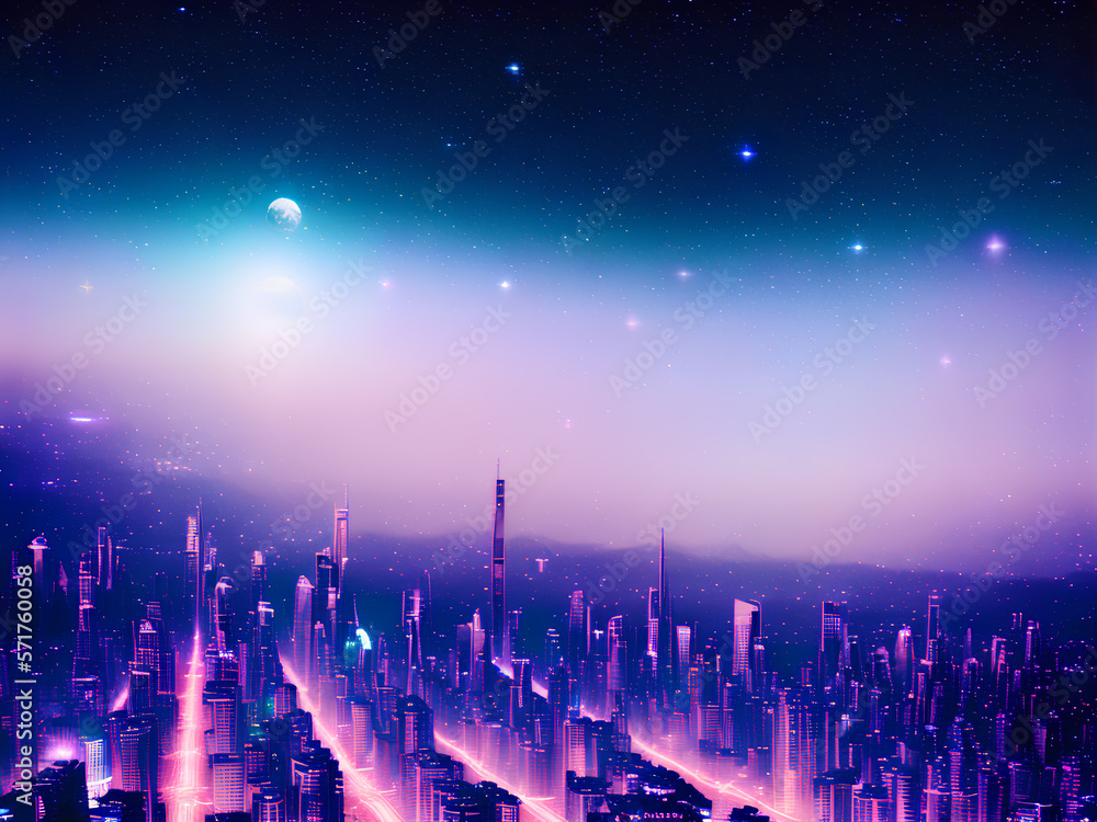 Alien planet Fantasy sci fi background series 94 of 155 Stock ...