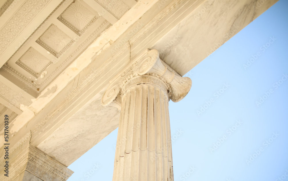 Greek columns and pillers that shows classical architectures and ...