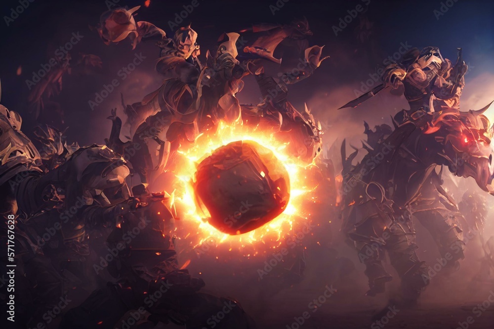 Animation of the strategy mobile game. Animation of the gameplay of the ...