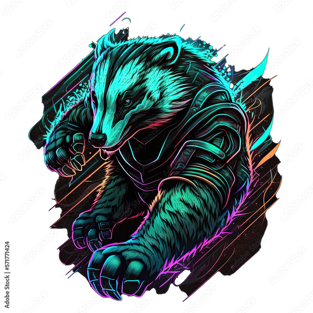 Epic, Unique, and Artistic Badger Animal Moscot Sports Team Logo T ...