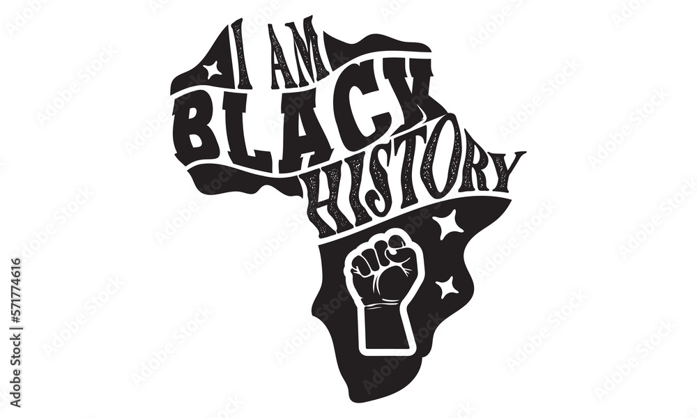 I Am Black History Svg Black History Month Svg Dream Svg Fight Svg