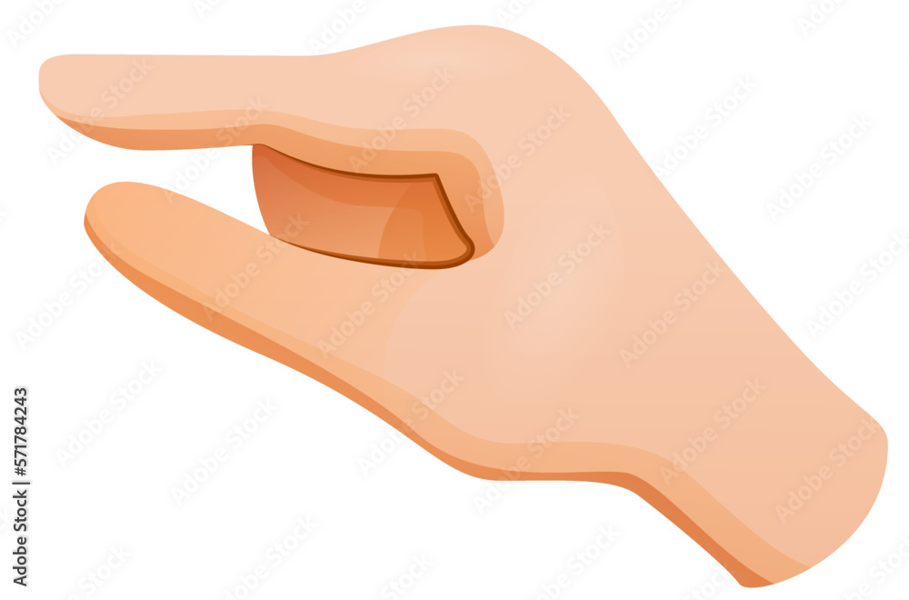 emoji hand pointing direction vector illustration Stock Vector | Adobe ...