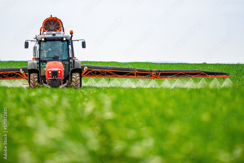 Tractor-applied herbicides, pesticides, and fungicides in wheat fields ...