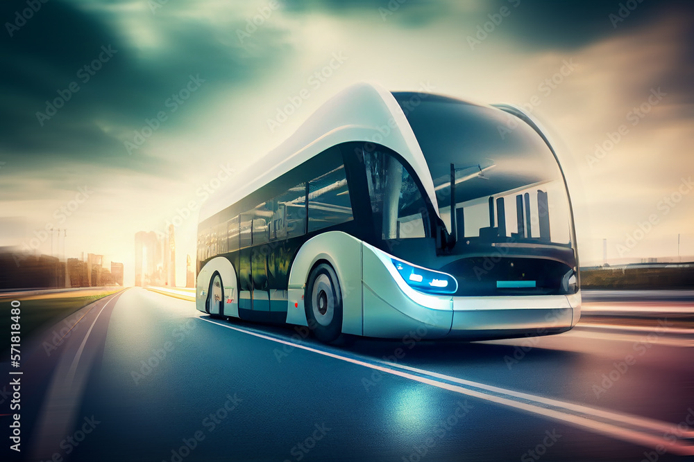 next generation of logistic , transport of autonomus drive on the road ...