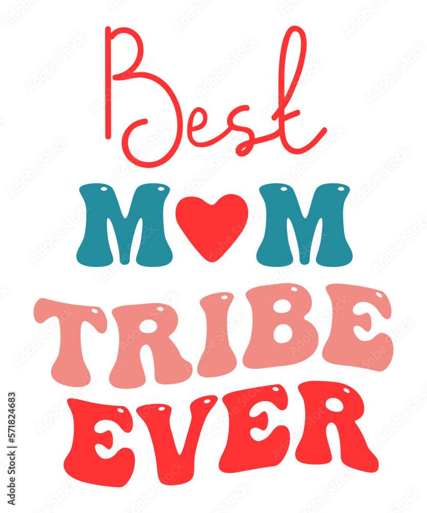 Retro Mom Svg Mom Life Svg Groovy Mama Svg Retro Mom Quotes Wavy Text