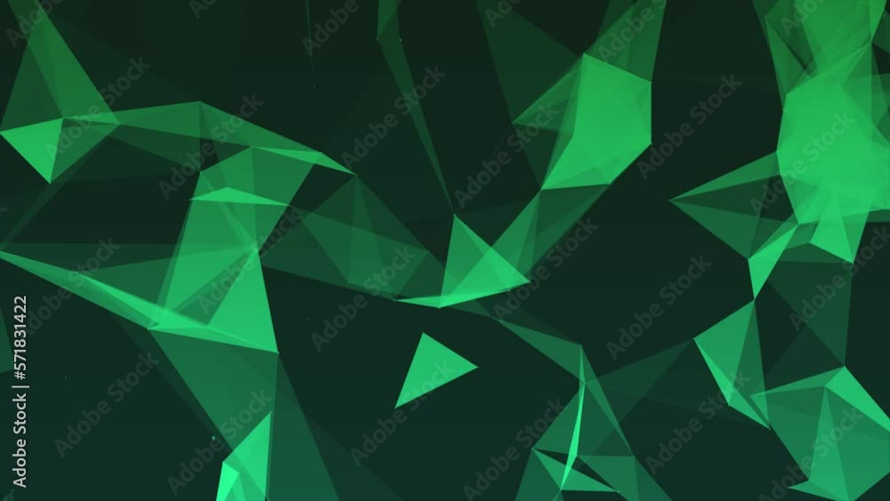 Green Plexus Network Connection And Dot Moving On Light Green Background Plexus Connection High