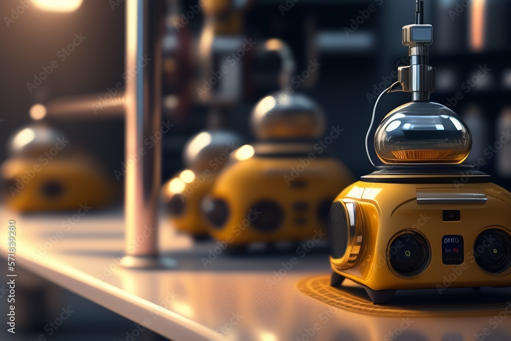 Robots working in lab realistic 8k ultra realistic - AI Stock ...