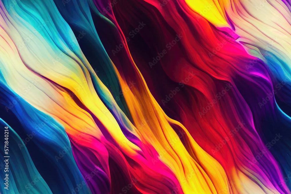 Colorful Iridescent Shiny Swirling Oil Colors Seamless Repeating ...