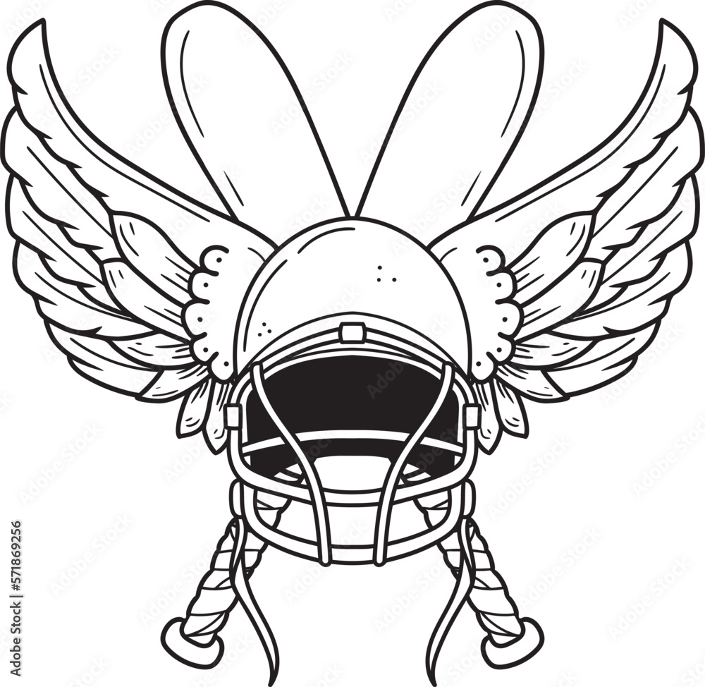 Hand drawn baseball helmet with crossed bats background. Vector ...