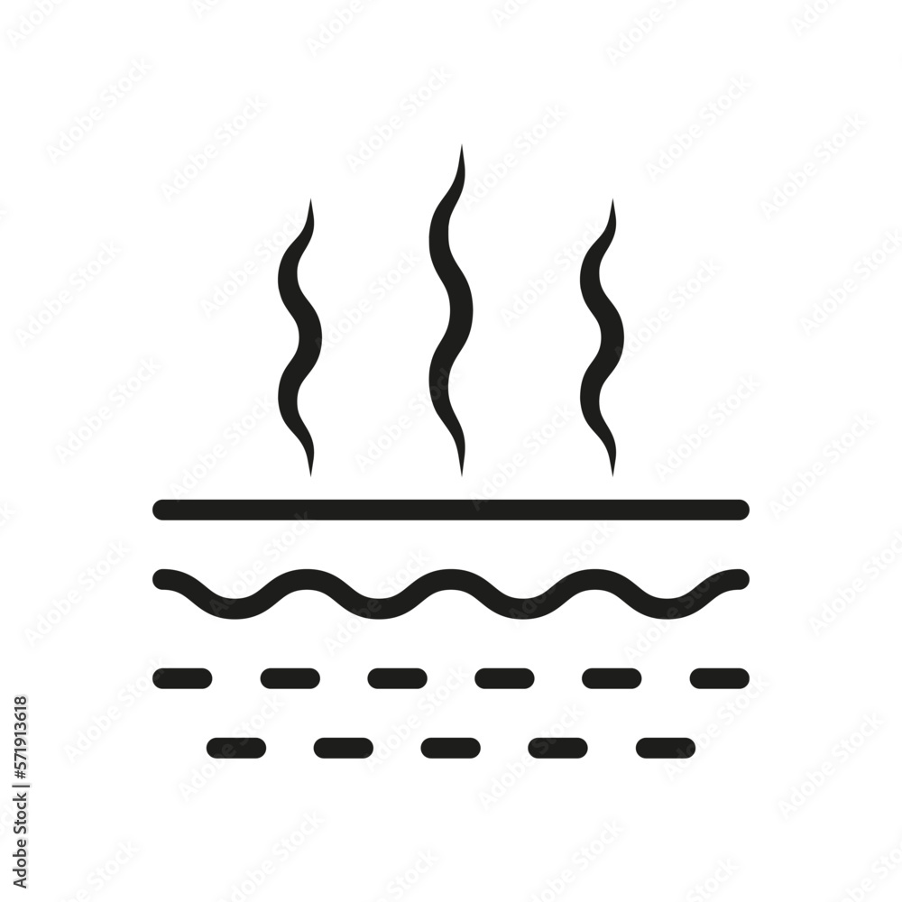 Smelly Skin Silhouette Icon. Bad Skin Odor of Underarm, Feet, Armpit ...