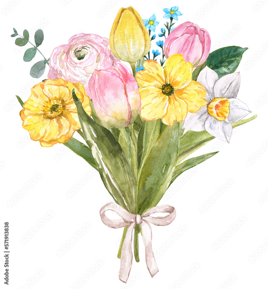 Spring Flower Bouquet Clipart | Best Flower Site