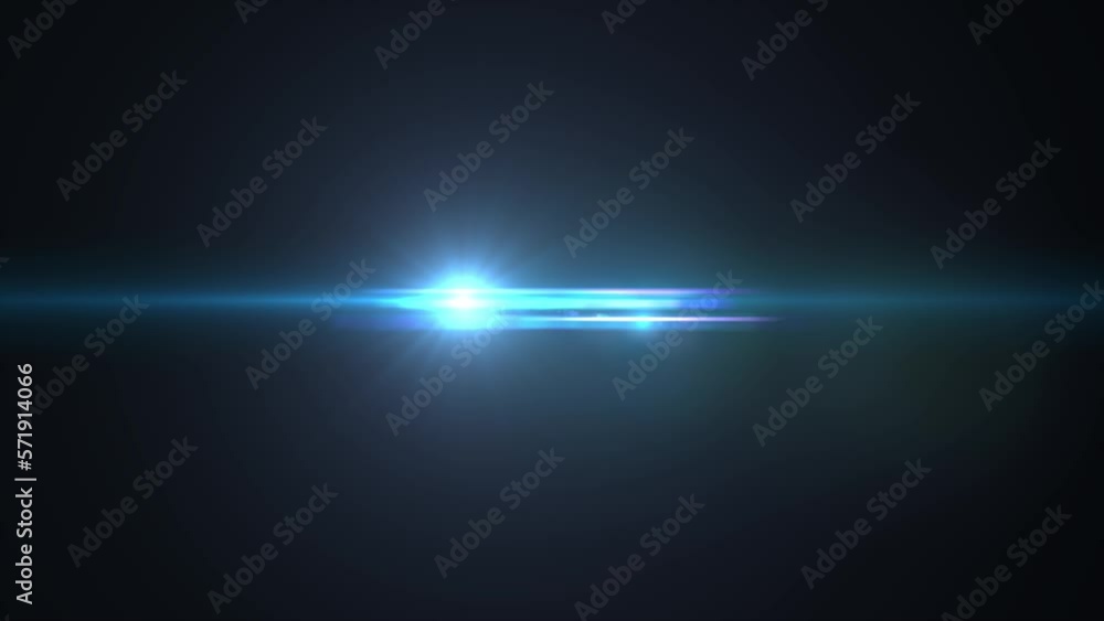 Optical Lens Flare, Optical Lens Flare Effect On Black Background ...