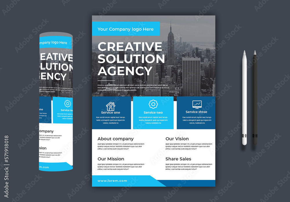 Creative Solution Agency Stock Template | Adobe Stock