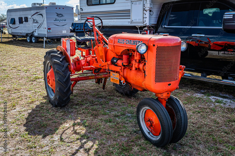 1948 Allis Chalmers Model C Farm Tractor Stock Photo | Adobe Stock