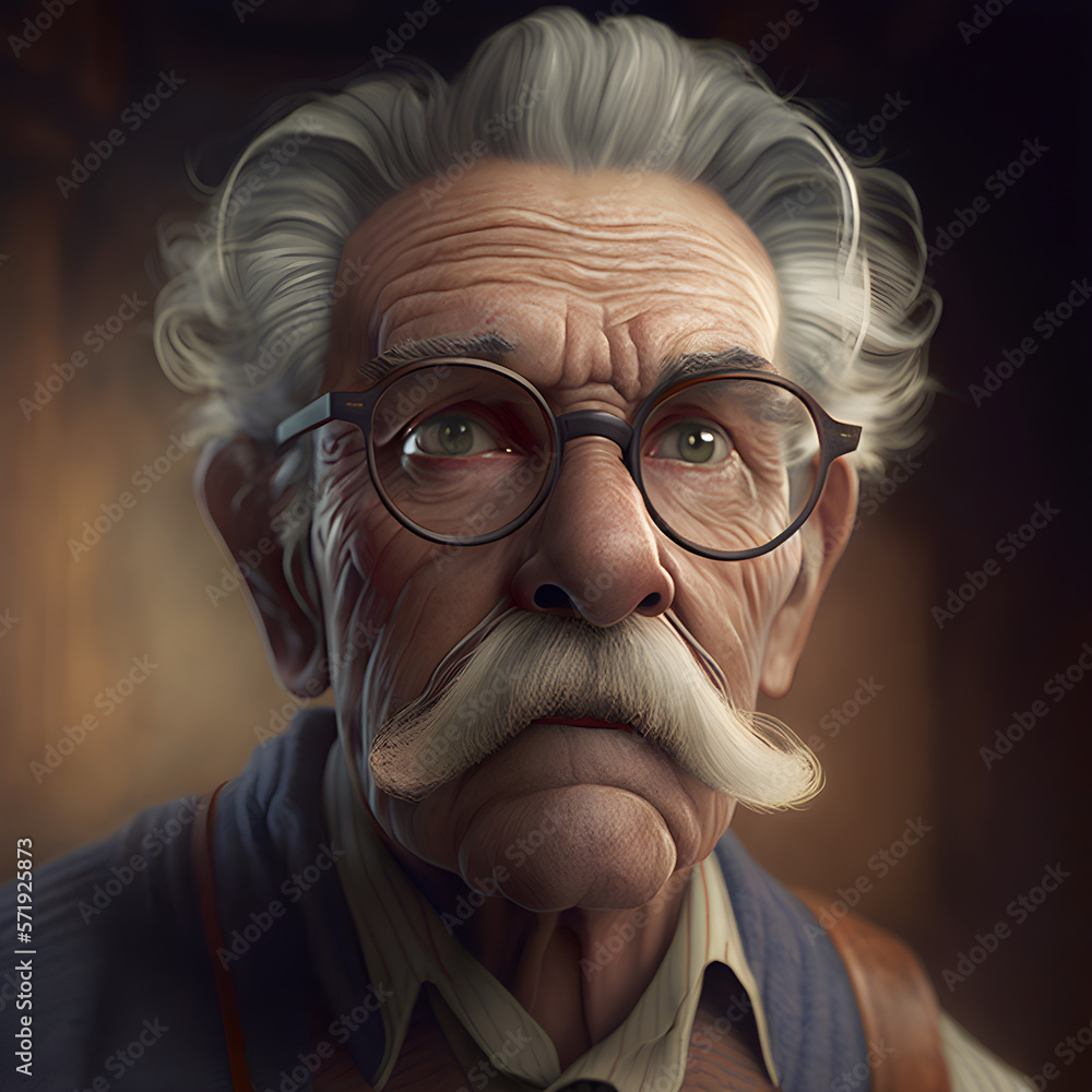 Realism at its Finest: Hyper-Realistic 8K Portrait of a Wise Old Man ...