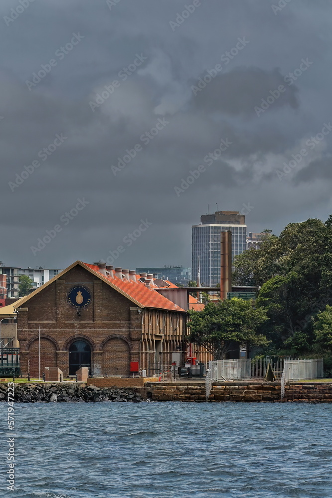 The Royal Australian Navy Heritage Center buildings seen from the north ...