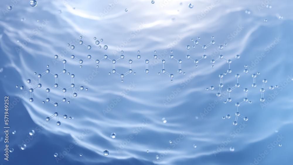 suramin molecular structure, 3d model molecule, antrypol, structural ...